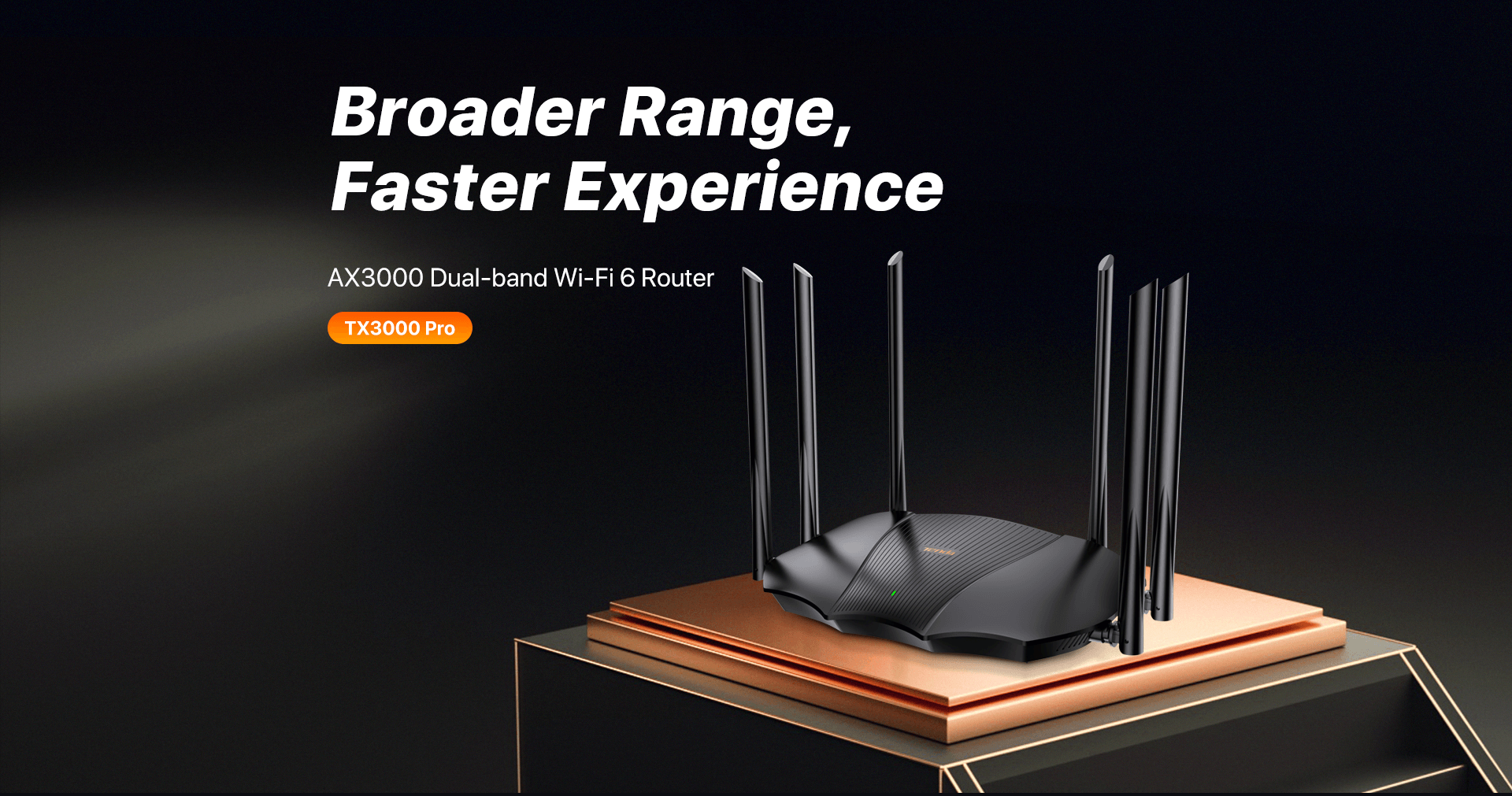 TX3000 Pro AX3000 Dual Band Gigabit Wi-Fi 6 Router_Tenda-All For Better NetWorking